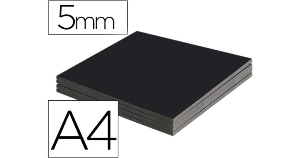 CARTON PLUME FACE NOIRE A4 - Cartons plume - Buroweb.fr